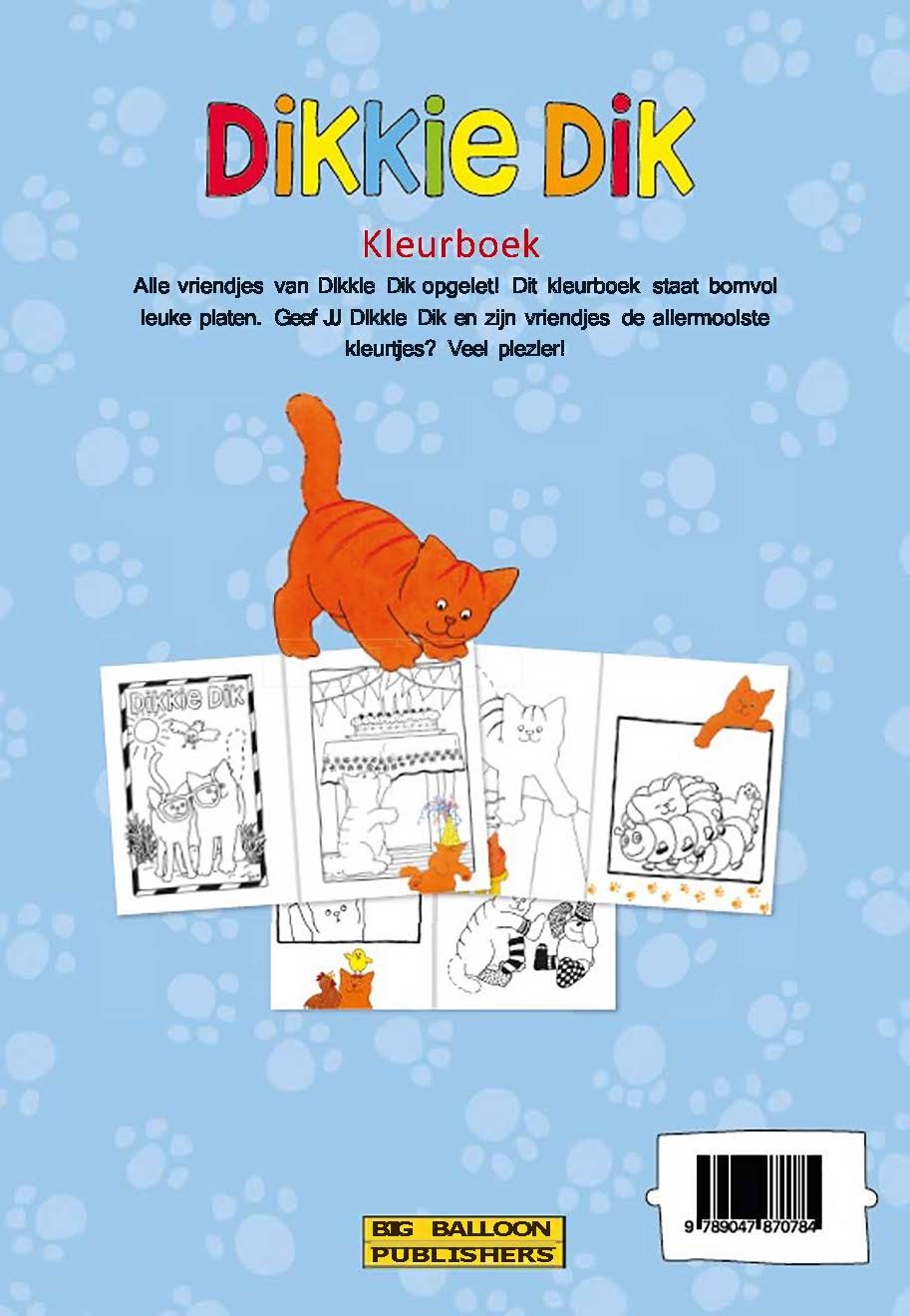 Dikkie Dik - Kleurboek - Gottmer Uitgevers Groep
